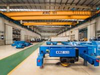 China 30 Meters Double Beam Eot Crane Smooth Operation Electric Bridge Crane for sale