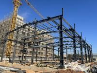 China Global Steel Structure Canopy With Customizable Tile for sale