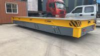 China Industrial Battery Trackless Transfer Cart Maneuverable Rubber Wheel Transfer Cart For Workshop Material Transfer Work for sale