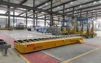 China Battery Driven Trackless Transfer Cart Heavy Steel Structure For Factory Workshop Material Handling for sale