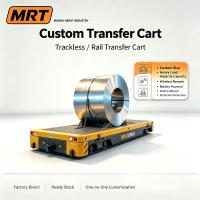 China Battery Powered Trackless Transfer Cart High Toughness Rubber Wheel Manual Remote Control For Factory Logistics Handling for sale
