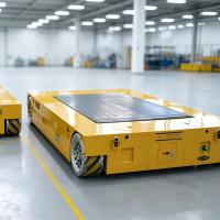 China Custom Trackless Transfer Cart Thickened Steel Plate Safe Operation For Manufacturing Site Logistics Work for sale