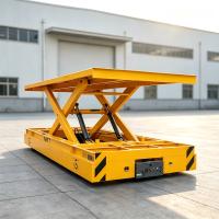 China Industrial Electric Transfer Cart for factory internal goods circulation easy maintenance heavy duty omnidirectional steering for sale