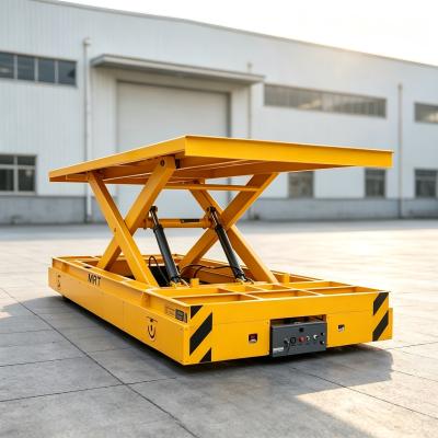 China Industrial Electric Transfer Cart for factory internal goods circulation easy maintenance heavy duty omnidirectional steering for sale
