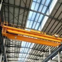 China Double Girder Overhead Crane for machining workshop handling low failure reliable for sale