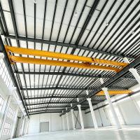 China 20t high efficiency frequency conversion anti sway Double Girder Overhead Crane for heavy casting lifting metallurgical workshop material transfer for sale