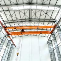 China 50t robust performance intelligent monitoring Double Girder Overhead Crane for oversized workpiece hoisting heavy industrial workshop handling operations for sale