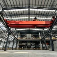 China 46t solid framework intelligent safety alert Double Girder Overhead Crane for super large workpiece hoisting heavy‑industry workshop handling operations for sale