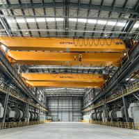 China 46t solid framework intelligent safety alert Double Girder Overhead Crane for super large workpiece hoisting heavy‑industry workshop handling operations for sale