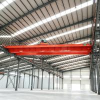 China Double Girder Overhead Crane High Rigidity Stable Hoisting Machine for Heavy Load Material Lifting for sale
