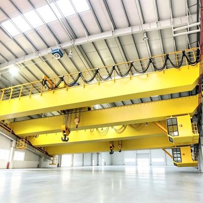 China 43t heavy duty framework intelligent fault prompt Double Girder Overhead Crane for oversized module hoisting heavy‑duty manufacturing workshop handling operations for sale