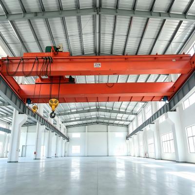 China 30t extended lifting height anti corrosion dependable brake assembly Double Girder Overhead Crane for casting raw stock handling foundry metallurgy workshop material transporting tasks for sale