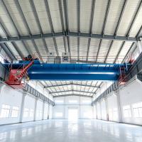 China 30t extended lifting height anti corrosion dependable brake assembly Double Girder Overhead Crane for casting raw stock handling foundry metallurgy workshop material transporting tasks for sale