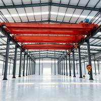 China 28t high‑strength box main beam anti‑sway wireless dual‑control Double Girder Overhead Crane for heavy die mold lifting mold manufacturing workshop hoisting tasks for sale