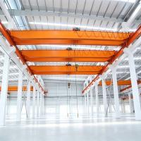 China 39t heavy‑duty integrated box welding frame automatic overload stop Double Girder Overhead Crane for large steel beam hoisting steel‑structure workshop production jobss for sale