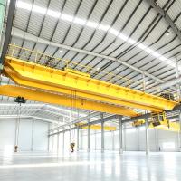 China Durable Heavy Load Double Girder Overhead Crane for Industrial Plant Bulk Material Processing for sale