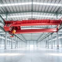 China Heavy Duty CE Approved Double Girder Overhead Crane for Metallurgy Workshop Material Lifting for sale