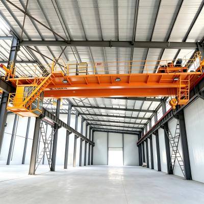 China Durable Heavy Load Double Girder Overhead Crane for Industrial Plant Bulk Material Processing for sale