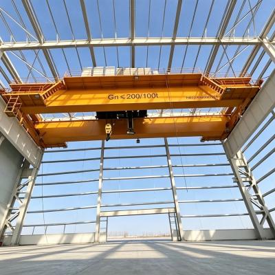 China Double Girder Overhead Crane | Heavy Duty Workshop Lifting Crane for Industrial Material Handling for sale