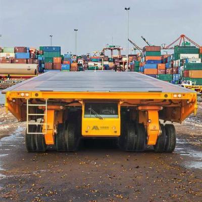 China heavy duty self propelled modular transporter hydraulic trailer for shipyard large equipment handling for sale