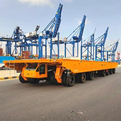 China heavy load flexible steering Self-propelled Modular Transporter for heavy industry equipment transportation for sale