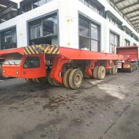 China 1. Mass load wide adapt safe start SPMT Self-propelled Modular Transporter for metallurgy module hauling large motor moving for sale