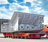 China Hydraulic SPMT self propelled modular transporter multi direction steering for precast beam heavy machinery relocation CE ISO certified for sale