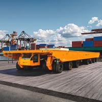 China 1. Mass load all wheel steer corrosion resistant SPMT Self-propelled Modular Transporter for tunnel segment transport heavy metal framework handling for sale