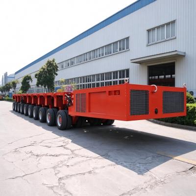China large capacity hydraulic lifting Self-propelled Modular Transporter for factory structure moving for sale