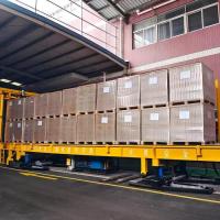 China 30Ton Automatic Container Push Loading Machine, Solid Rubber Tire Chassis, CE ISO Certified for Logistics Yard Heavy Cargo Container Stuffing for sale