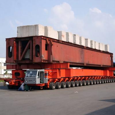 China Flexible Combination Heavy Duty Self-propelled Modular Transporter SPMT for Shipyard Cargo Transfer for sale