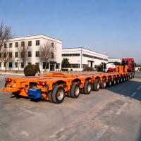 China Stable Load Bearing Self-propelled Modular Transporter for Engineering Module Transportation for sale