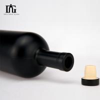 China OEM/ODM Acceptable Classic Shape Gin Rum Glass Bottle with Wooden Caps 500ml 750ml for sale