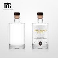 China OEM/ODM Acceptable Glass Bottle for Spirits 500ml 750ml Rum Vodka Whiskey Gin Bottle for sale