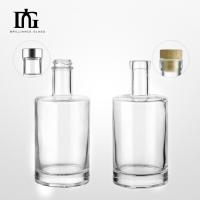 China OEM/ODM Acceptable Glass Bottle for Spirits 500ml 750ml Rum Vodka Whiskey Gin Bottle for sale