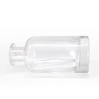 China Glass Body Material Transparent Liquor Spirit Bottle with Cork Custom 500ml 750ml Bottles for sale