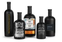 China Body Material Glass 375ml 500ml 700ml 750ml 1l Nordic Vodka Bottle with Custom Logo for sale