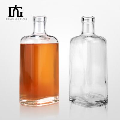 China Custom Logo Engraved on Classic Design Glass Bottles for 700ml and 750ml Capacity for sale
