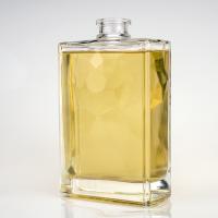 China Screen Printing Hot Stamping Painting 500ml Glass Bottle for Vodka Gin Whiskey for sale