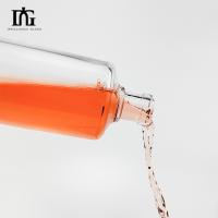 China OEM/ODM Super Flint Material Glass Vodka Whisky Rum Spirit Bottle with Cork Screw Cap for sale