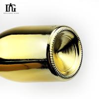 China 100ml Round Glass Perfume Bottle with Painting and Hot Stamping Base Material Glass for sale