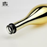 China 100ml Round Glass Perfume Bottle with Painting and Hot Stamping Base Material Glass for sale
