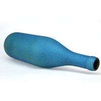 China Custom Matte Colored Glass Wine Bottle 750ml 50cl 75cl for Round Frosting Vodka Liquor for sale