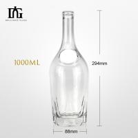 China OEM/ODM Acceptable 750ml 1000ml Clear Glass Bottle for Liquor Red Wine Sparkling Vodka for sale