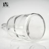 China 1750ml Empty Cylinder Frosted Glass Vodka Bottle for Beverages within Industrial for sale