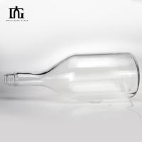 China 1750ml Empty Cylinder Frosted Glass Vodka Bottle for Beverages within Industrial for sale