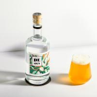 China Custom Shape Glass Base Empty Spirit 500ml 700ml 750ml 1 Liter Gin Bottle for Liquor for sale