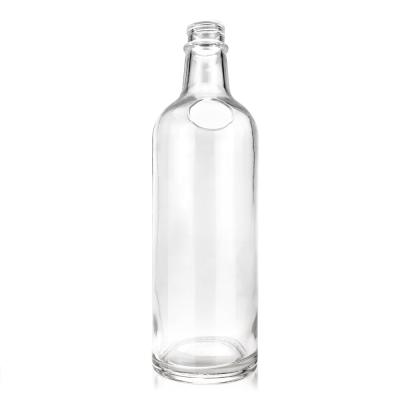 China Clear Glass Liquor Bottle with Screw Cap Capacity 500ml/750ml/1L Collar Material Glass for sale