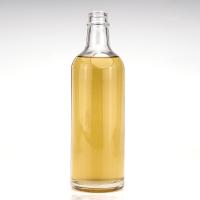 China Clear Glass Liquor Bottle with Screw Cap Capacity 500ml/750ml/1L Collar Material Glass for sale