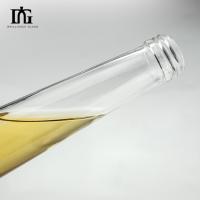 China Acceptable Customer's Logo Long Neck Vodka Glass Bottle 300ml 500ml from Crystal Glass for sale